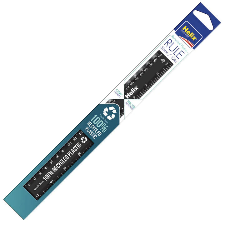 Helix Recycled Plastic Ruler 30CM – cossupplies