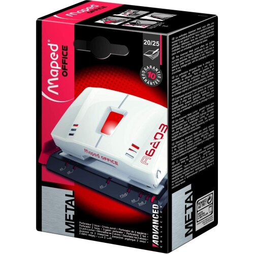 Maped Office Advanced White Two Hole Punch 20 Sheets – COS Supplies